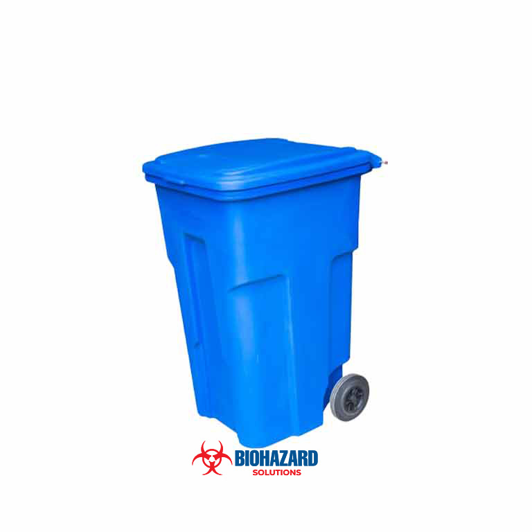 120 litre Waste Bin with Wheels – Biohazard Waste Solutions