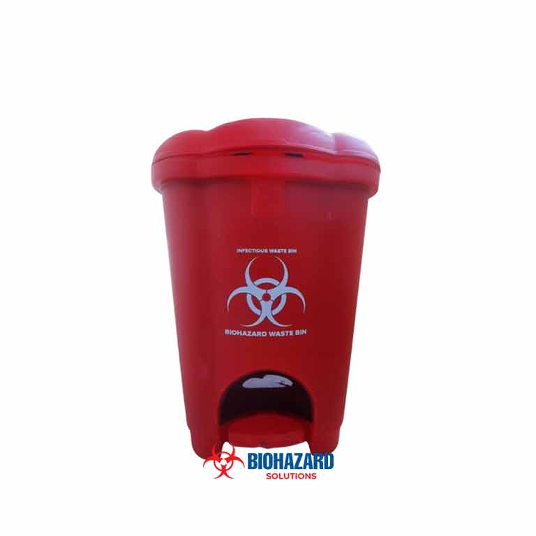 Bio Hazard Litre Bins Pedal Operated – Biohazard Waste Solutions
